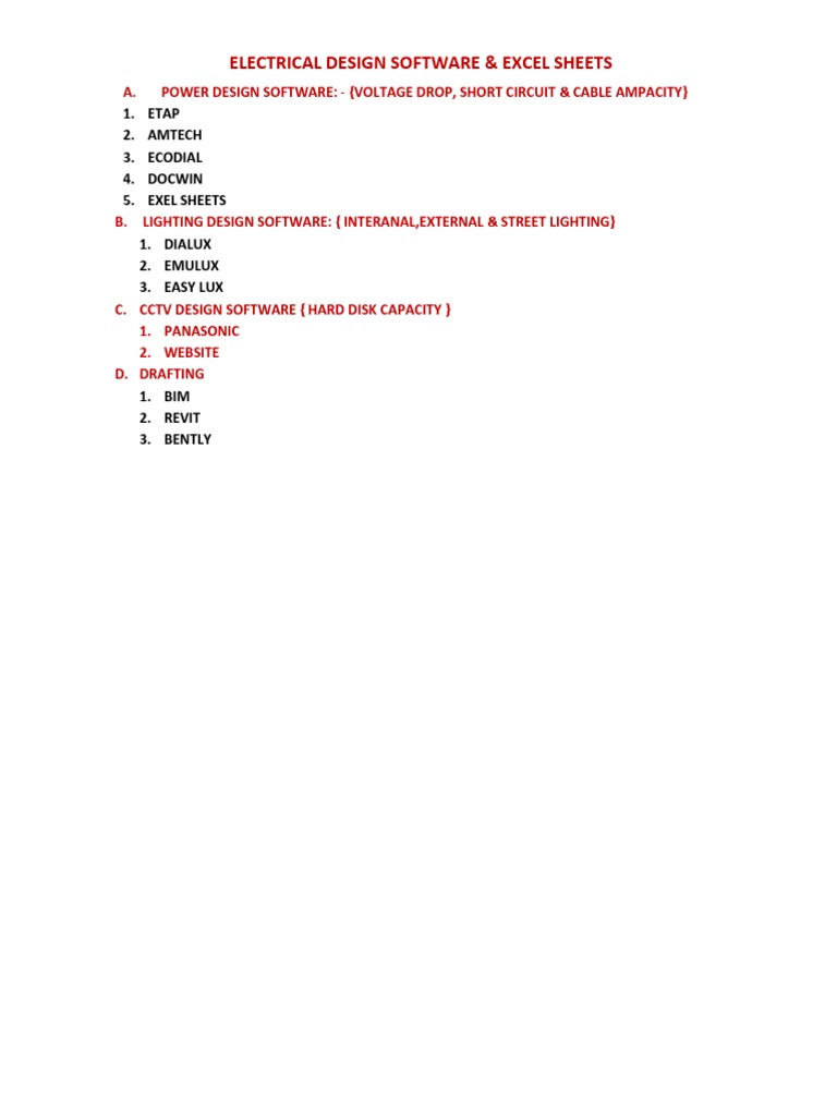 Power Design Software | PDF | Manufactured Goods | Equipment
