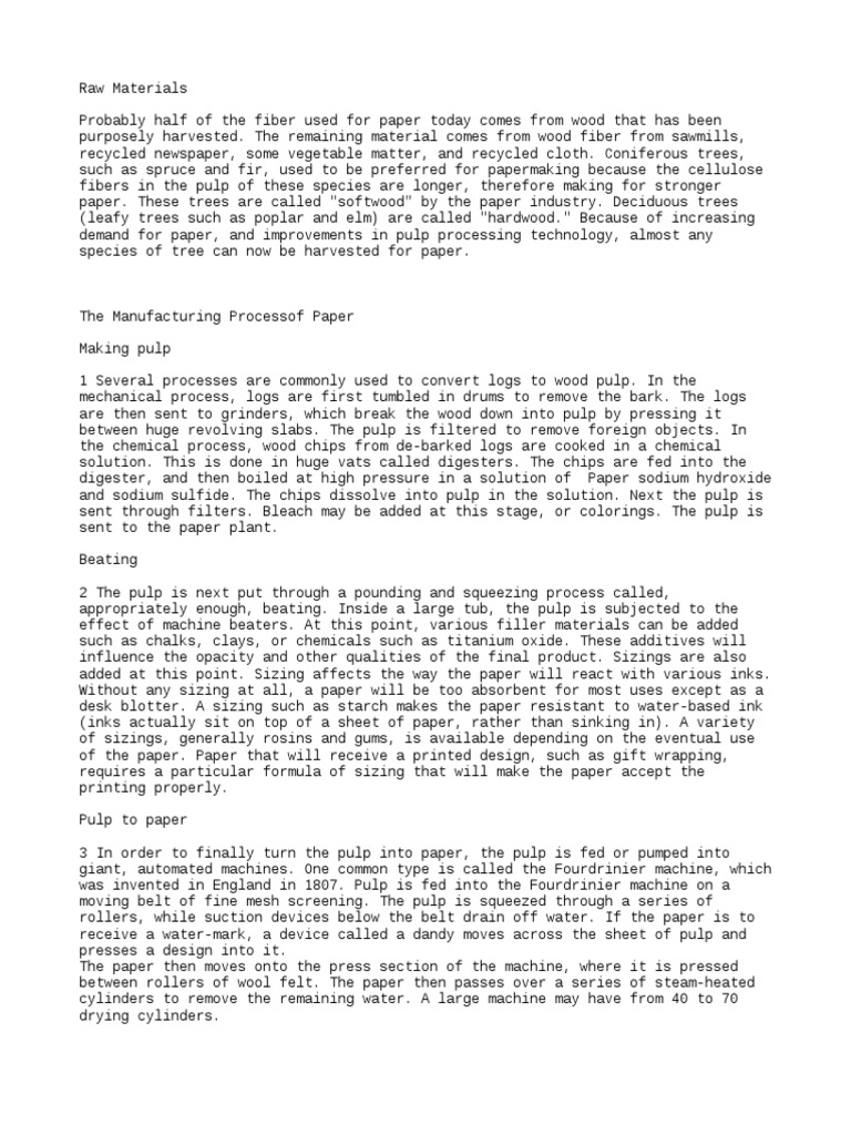 Paper Making | PDF | Pulp (Paper) | Paper