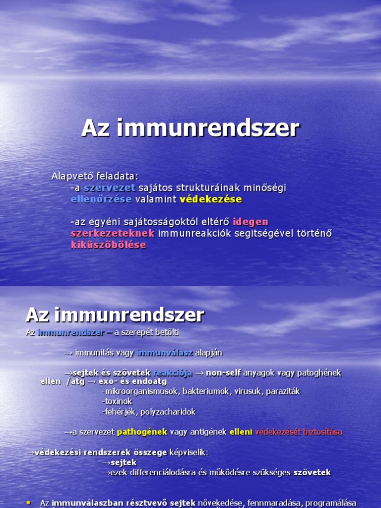 Immunrendszer | PDF