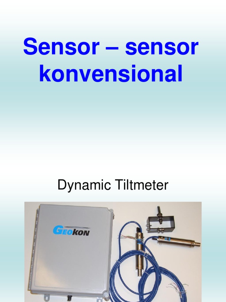 Sensor Konvensional Dan DAU | PDF | Sensor | Manufactured Goods