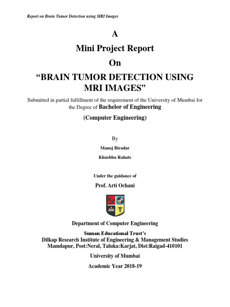 Automated Brain Tumor Detection and Localization Using MRI Images | PDF | Medical Imaging ...