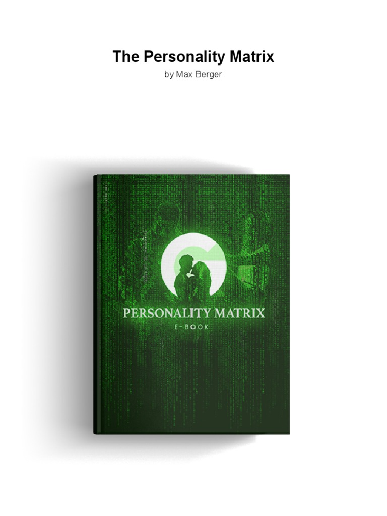 The Personality Matrix Ebook | PDF | Narrative | Psychological Trauma