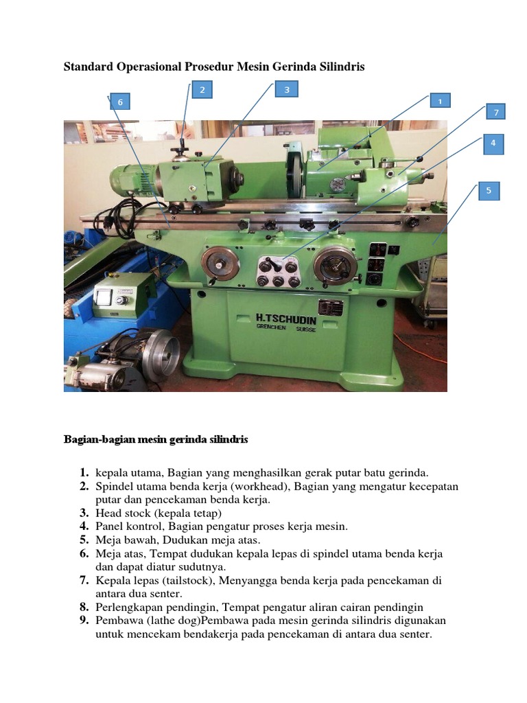 Sop Pengguna Bubut | PDF