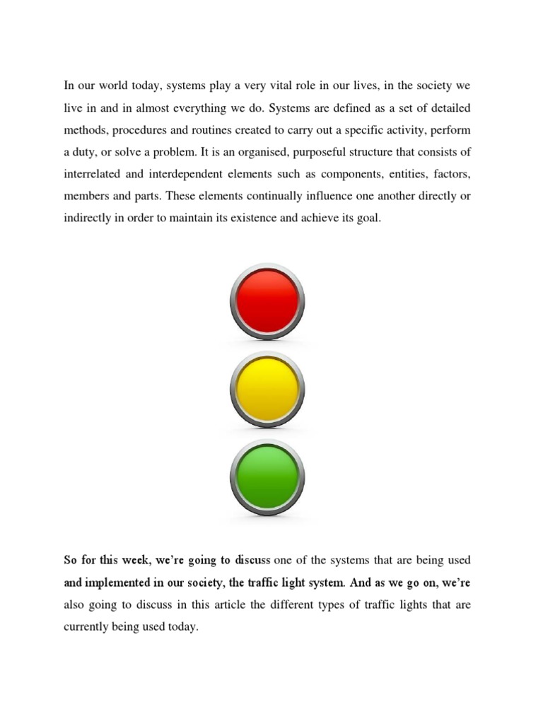 Traffic Light | PDF | Traffic Light | Traffic