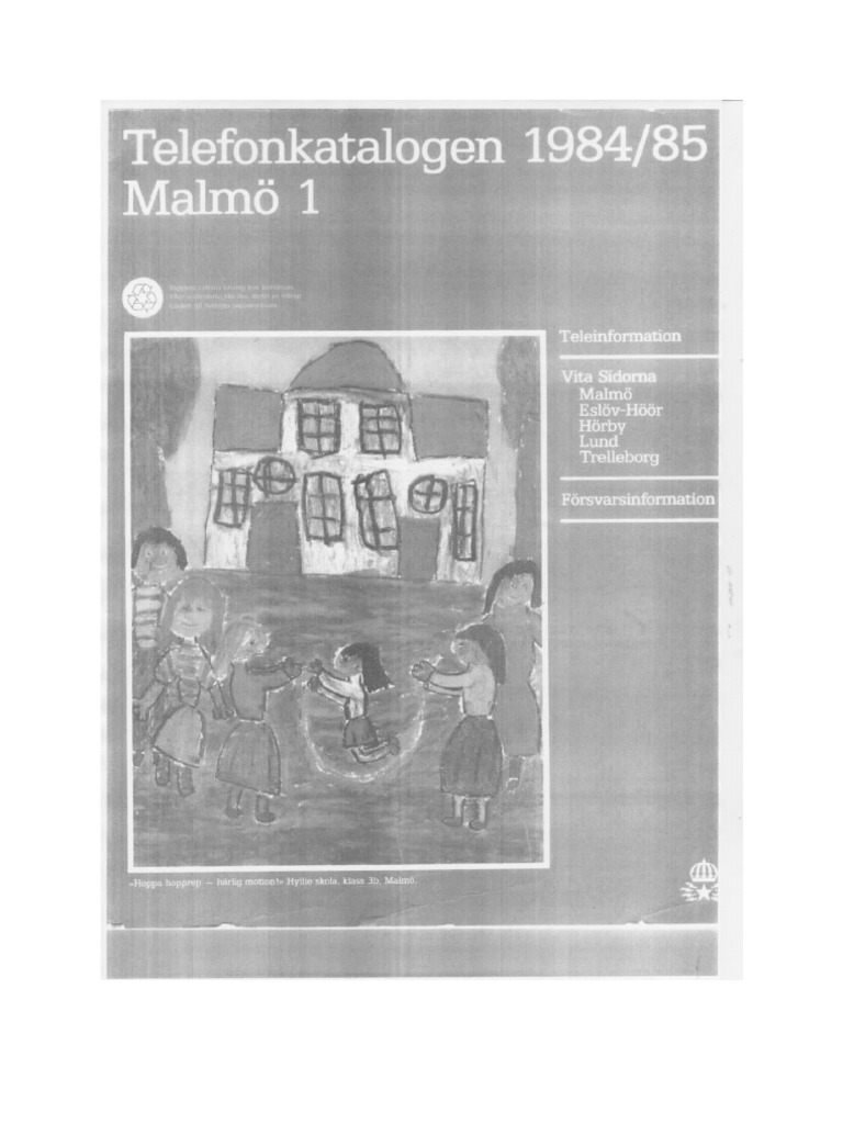 Om Kriget Kommer - Ur Telefonkatalogen 1984, 85 | PDF