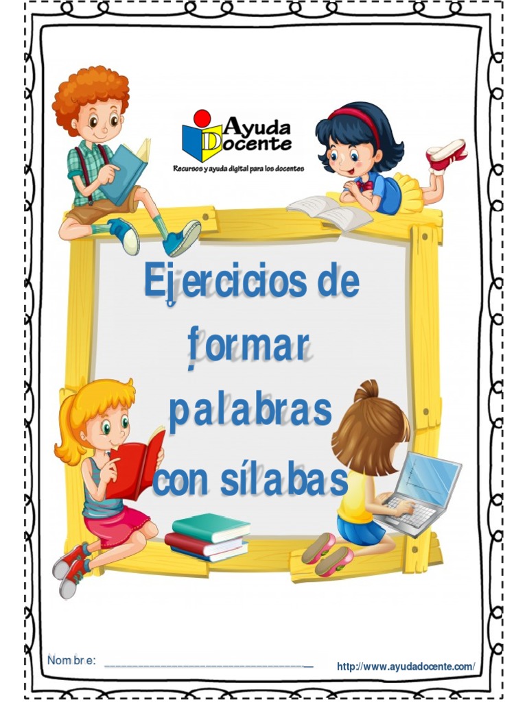 Ejercicios para Formar Palabras con Sílabas | PDF