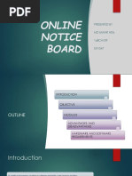 Online Notice Board Project Documentation | PDF | Online And Offline ...