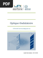 IPSA Polycopie TD Physique Des Ondes 1 2015-2016 v3 | PDF | Vagues | Mode normal
