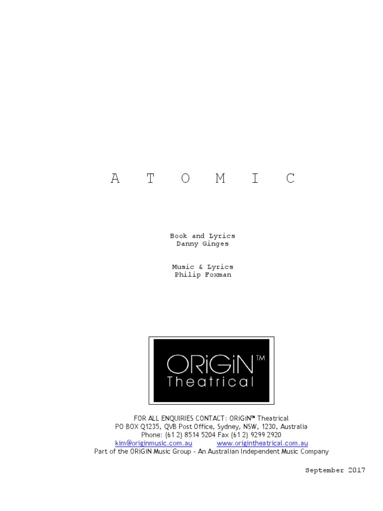 Atomic Script | PDF | Nature