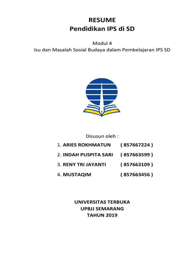IPS Modul 4 Resume | PDF