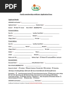 Family Member Certificate Form | PDF | Government And Personhood ...