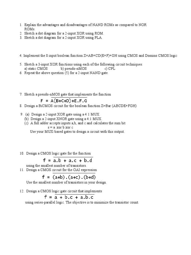 Eee A | PDF | Cmos | Logic Gate
