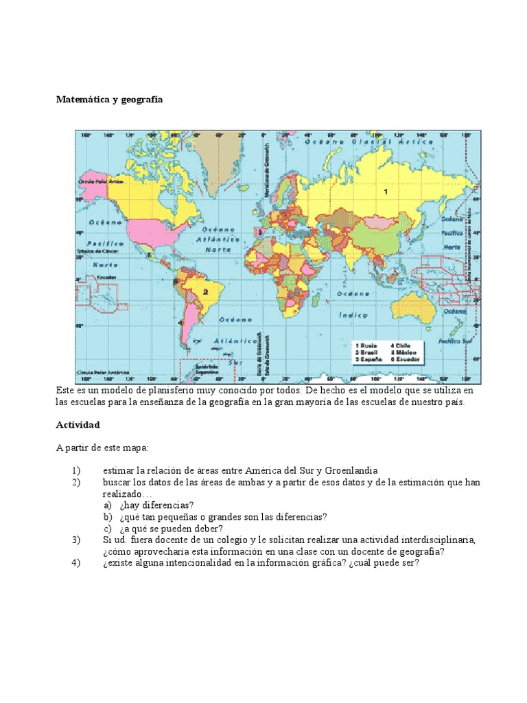 Matemática y Geografía | PDF