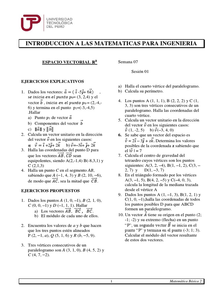Espacio Vectorial en R3 | Descargar gratis PDF | Espacio vectorial ...