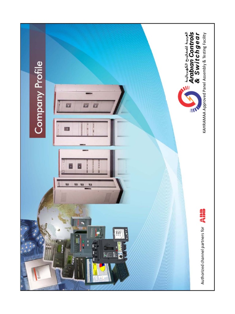 Arabian Controls & Switchgear-Company Profile | PDF | Electromagnetism ...