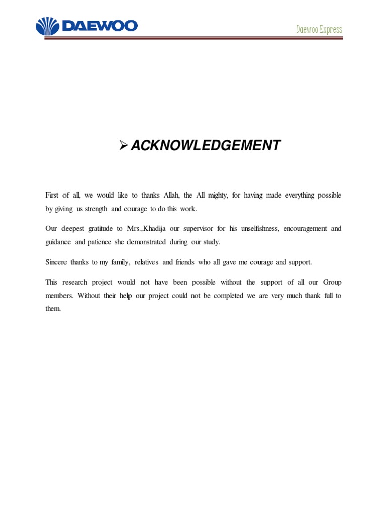 An Analysis of Daewoo Express Bus Services in Pakistan | PDF ...