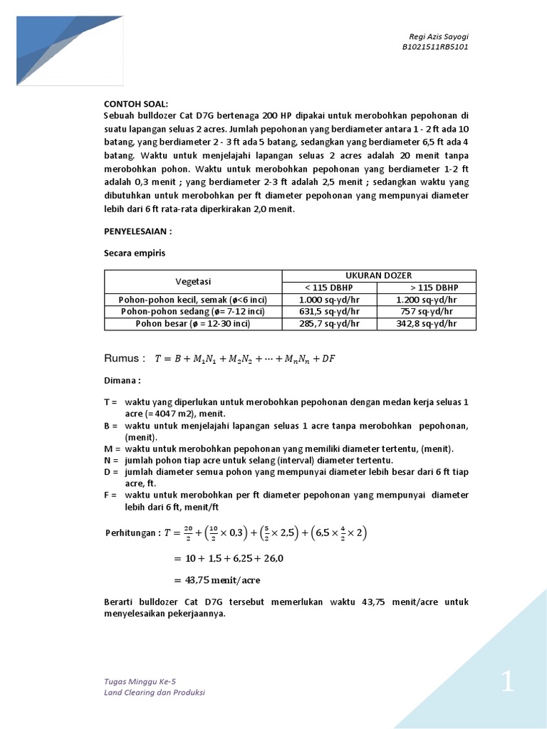 Contoh Soal PTM | PDF | Griya & Taman | Teknologi & Rekayasa