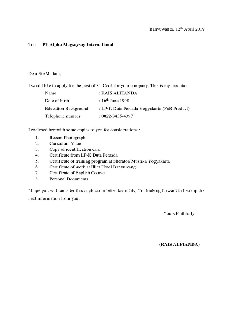 Alpha Magsaysay (Rais Alfianda) | PDF | Government And Personhood ...