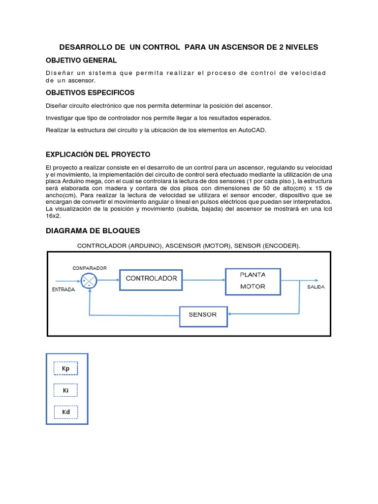 Control de Ascensor con Arduino | PDF