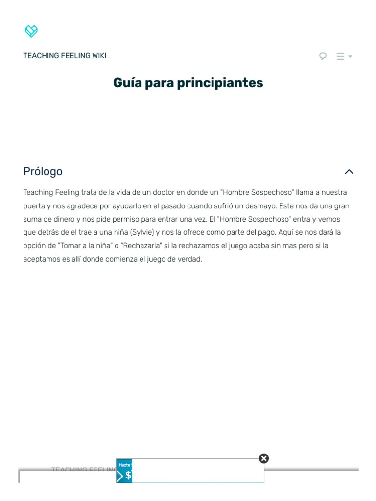 Guía para Principiantes - Teaching Feeling Wiki - FANDOM Powered by ...