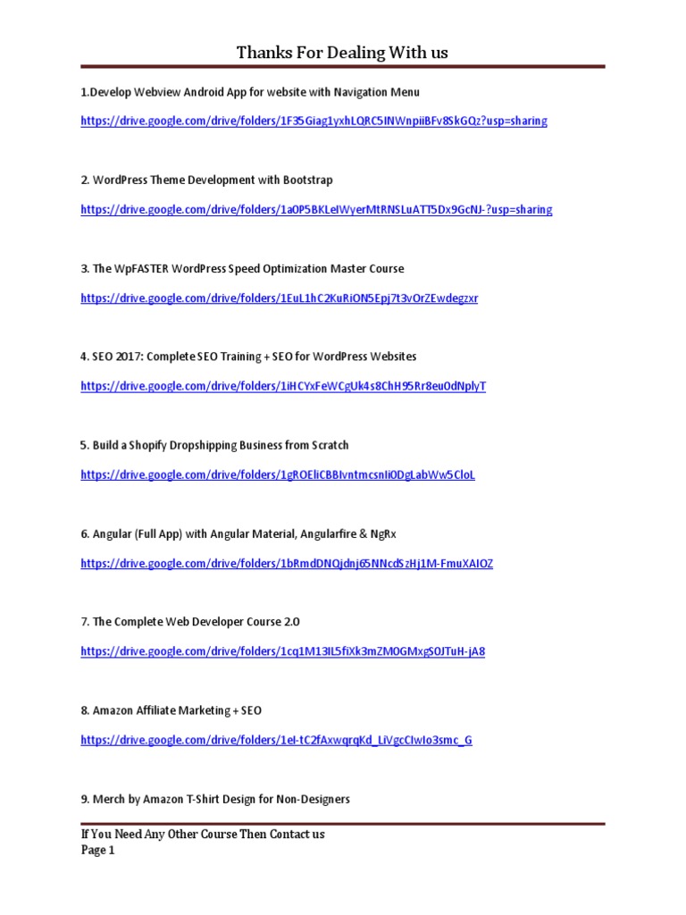 50-Courses Digital Marketing | PDF | Word Press | Search Engine ...