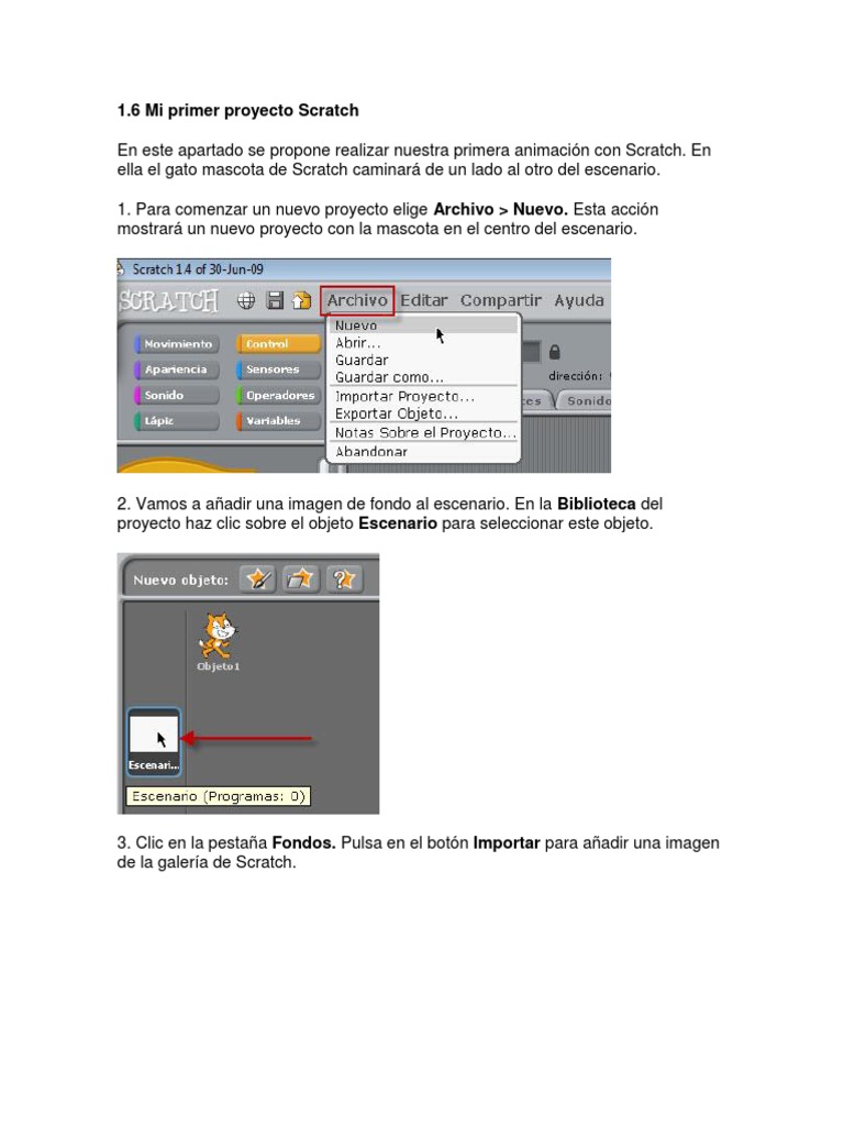 Guia de 5 Scrach | PDF | Scratch (lenguaje de programación) | Point and ...