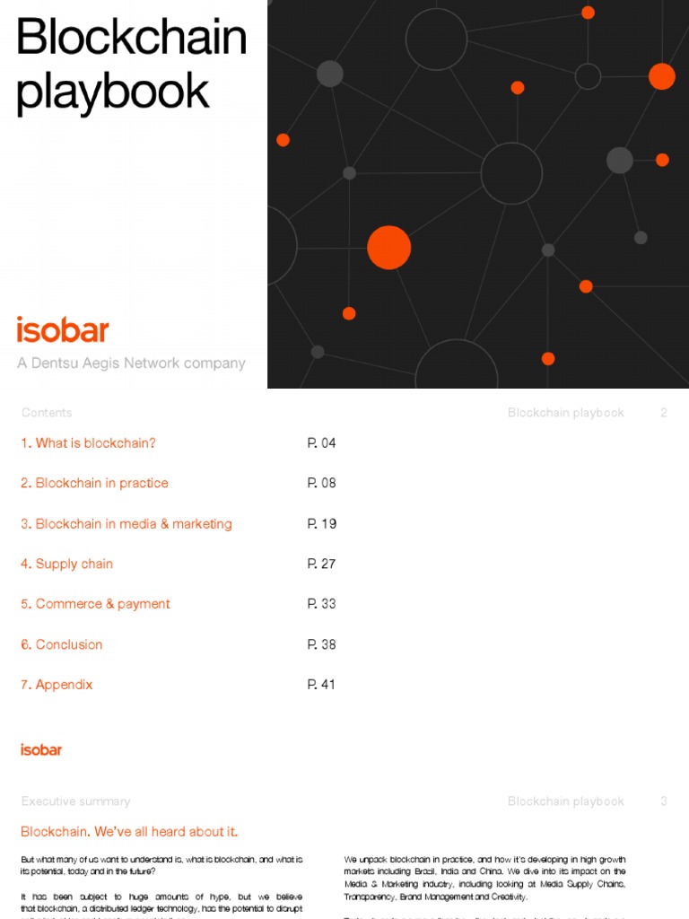 Blockchain Playbook Final PDF | PDF | Cryptocurrency | Alibaba Group