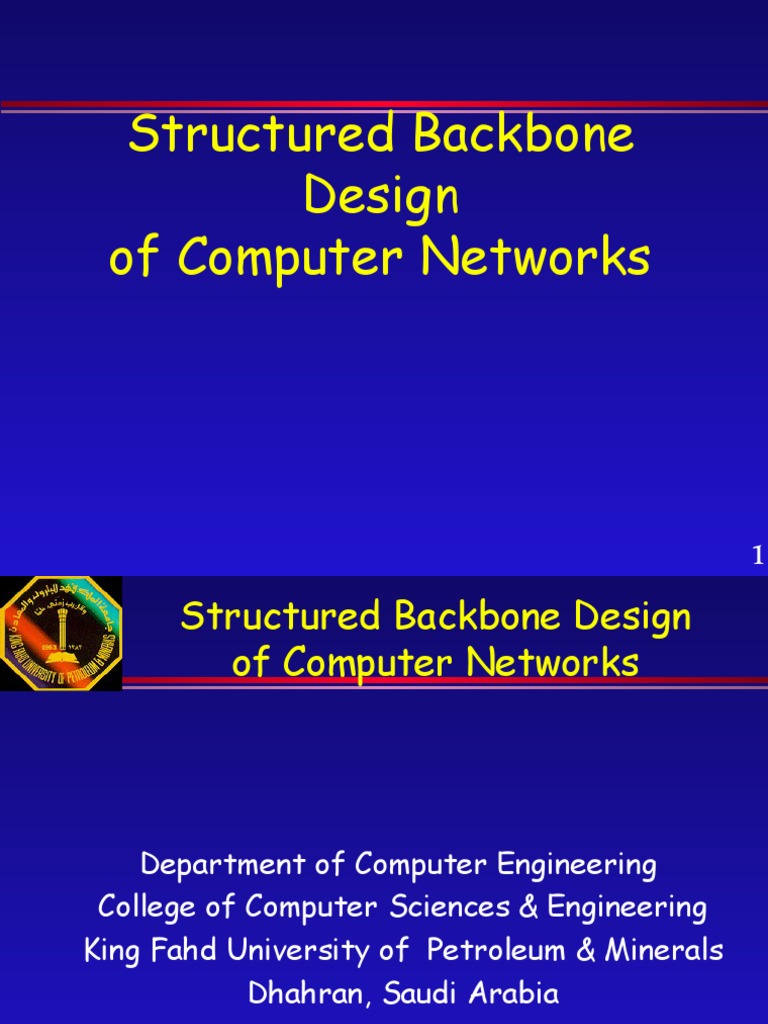 Structured Backbone Design of Computer Networks | PDF | Computer ...