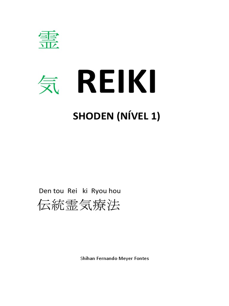 Reiki Shoden | PDF | Reiki | Mikao Usui