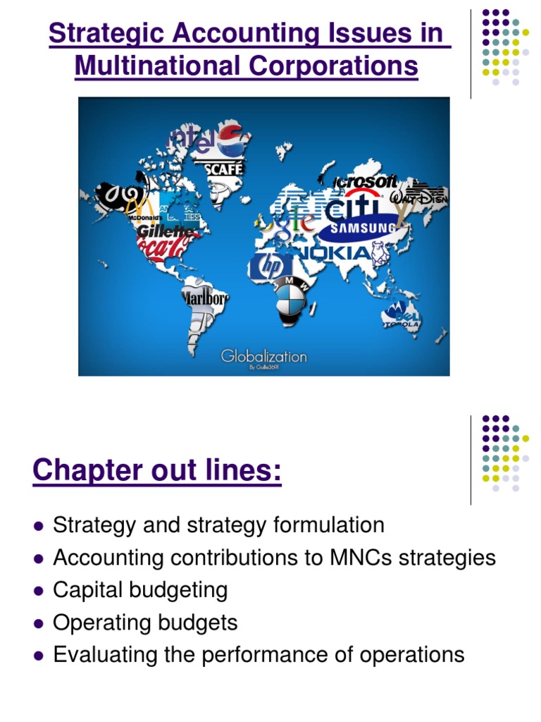 Strategic Accounting Issues in Multinational Corporations: Capital ...