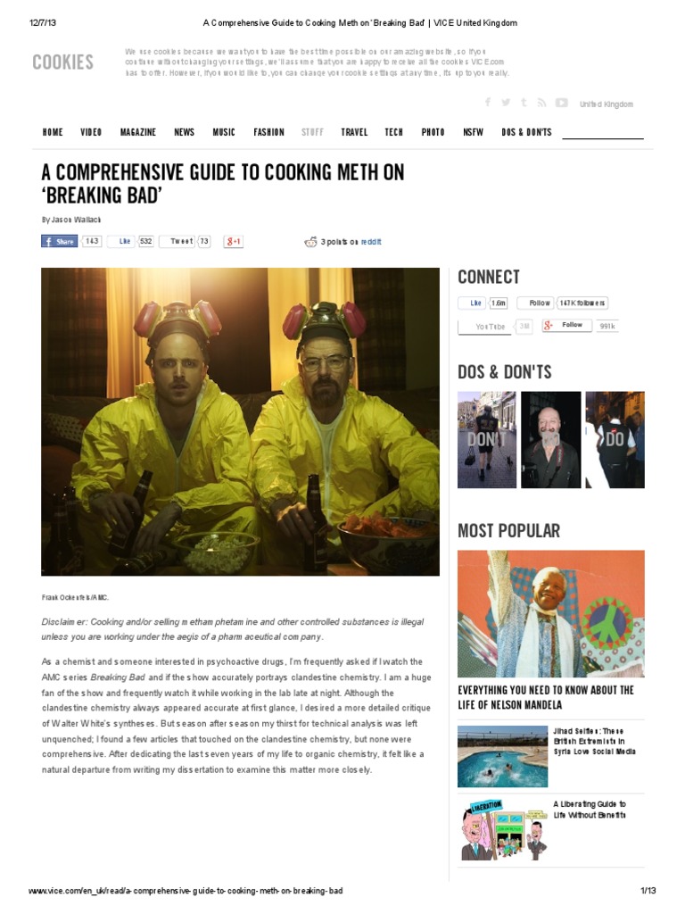 A Comprehensive Guide To Cooking Meth On Breaking Bad VICE United ...