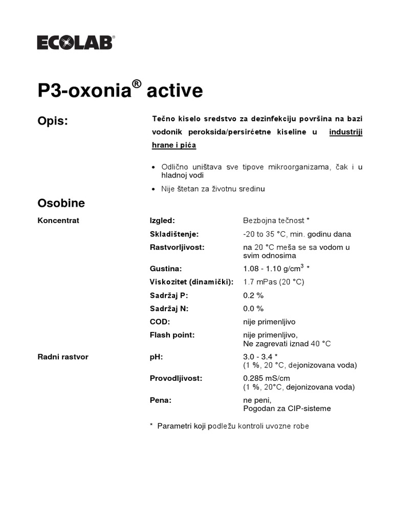 Tds - p3 Oxonia | PDF