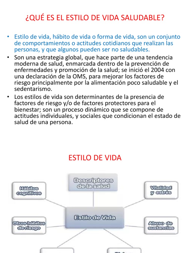Estilos de Vida | PDF | Relaciones personales, crianza y desarrollo ...