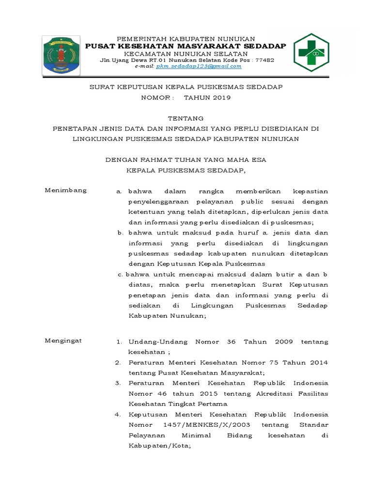 SK Jenis Data Dan Informasi | PDF