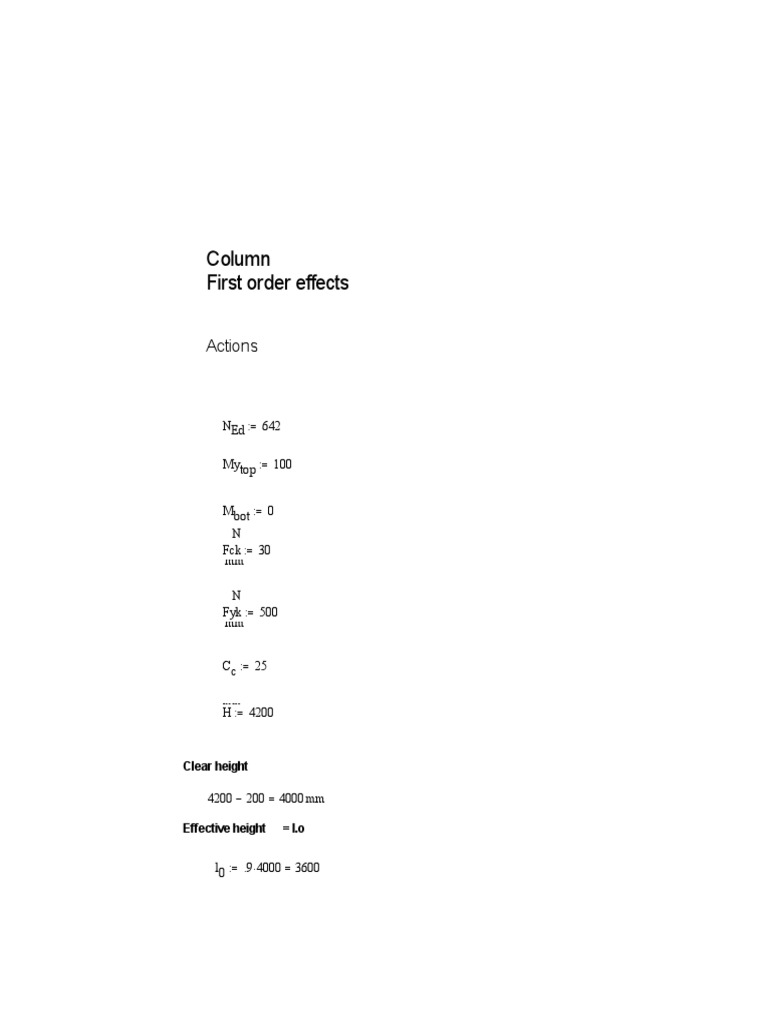 Column Design | PDF