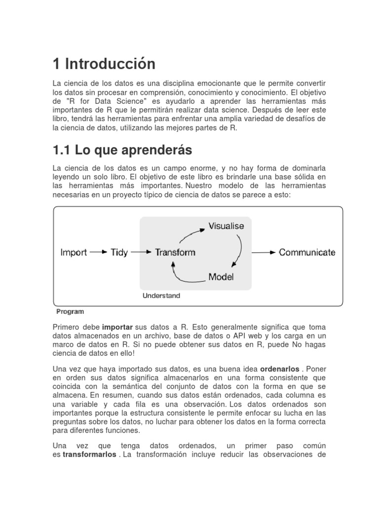 R para Data Science | PDF | Lenguaje de programación | Big Data