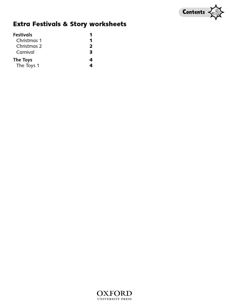 First Explorers Extra Worksheets | PDF