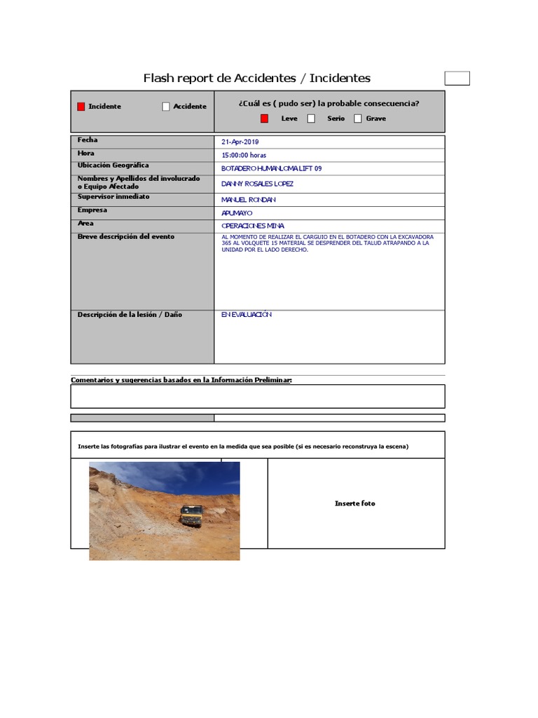 Flash Report Exc 365. | PDF