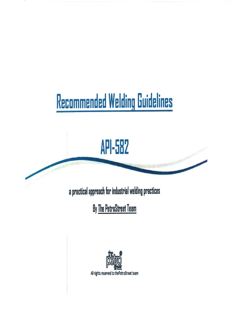 API 582 Welding Guideline PDF | PDF