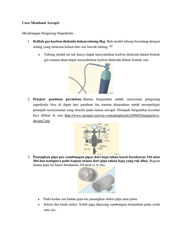 Cara Membuat Aerogel | PDF