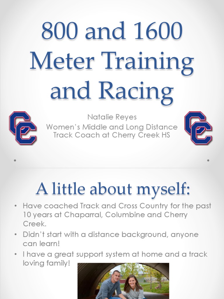 800 and 1600 Meter Training Guide | PDF | Track And Field | Running