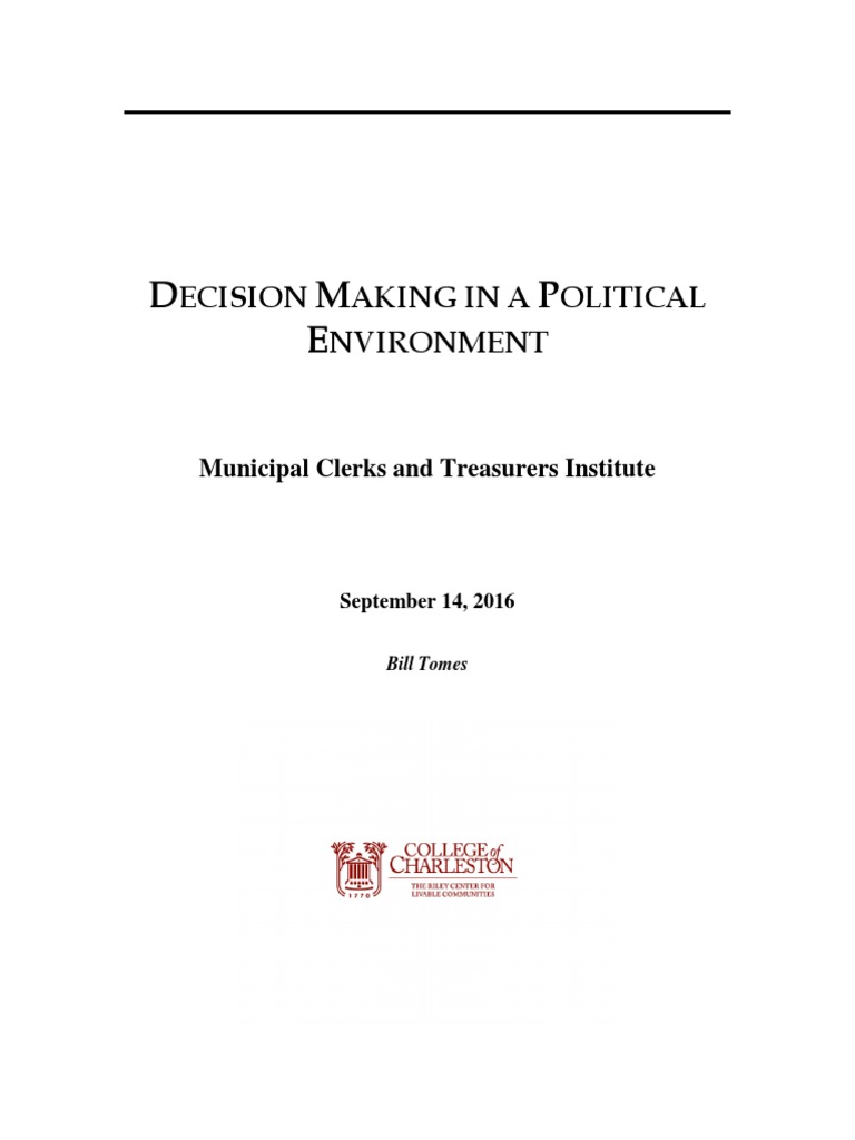 Handout - Decision Making MCTI - 2016 B Tomes | PDF | Consensus ...