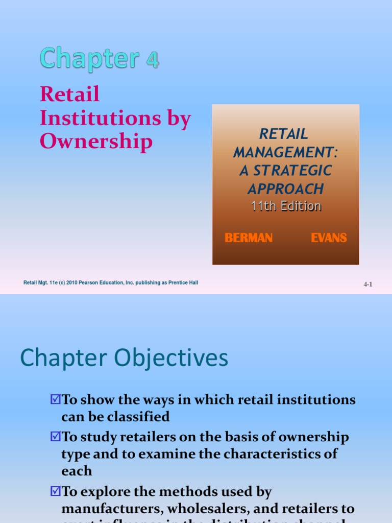 Classifying Retail Institutions: An Examination of Ownership Types and ...