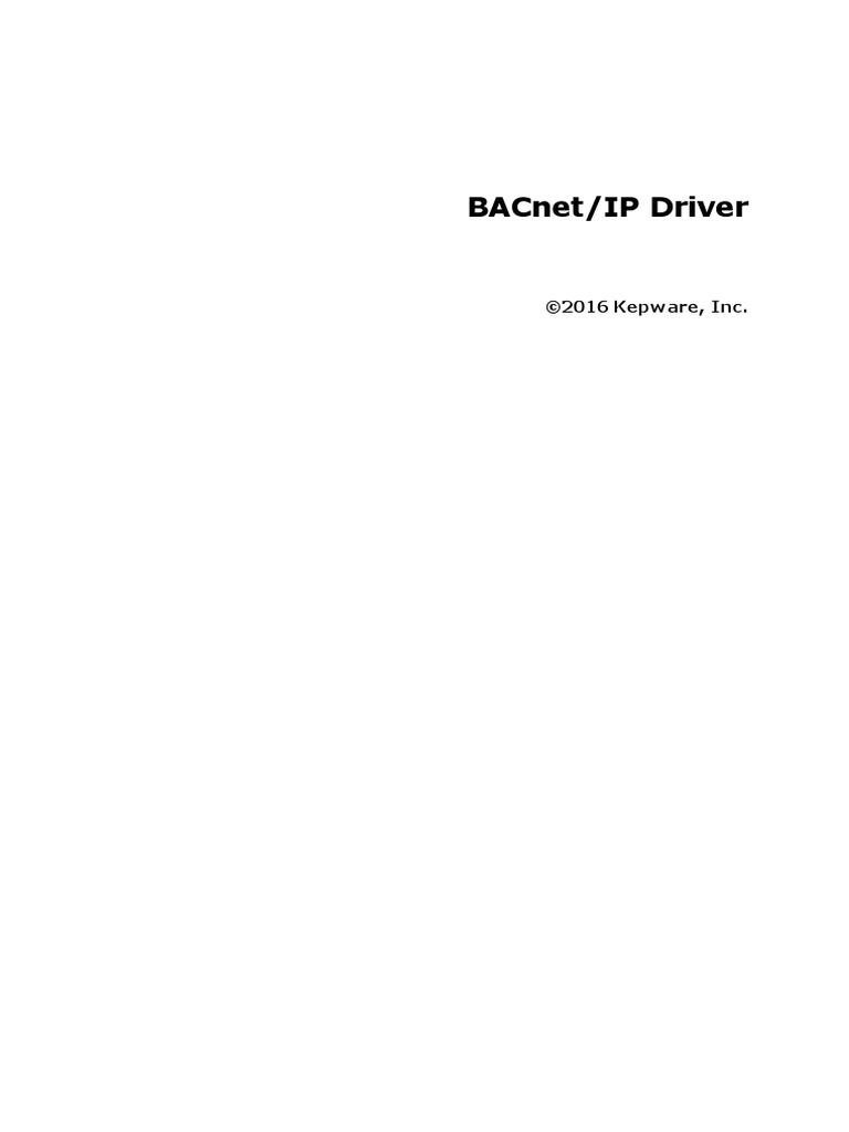 Bacnet IP Manual | PDF | Ip Address | Computer Network Bacnet IP Manual | PDF | Ip Address | Computer Network
