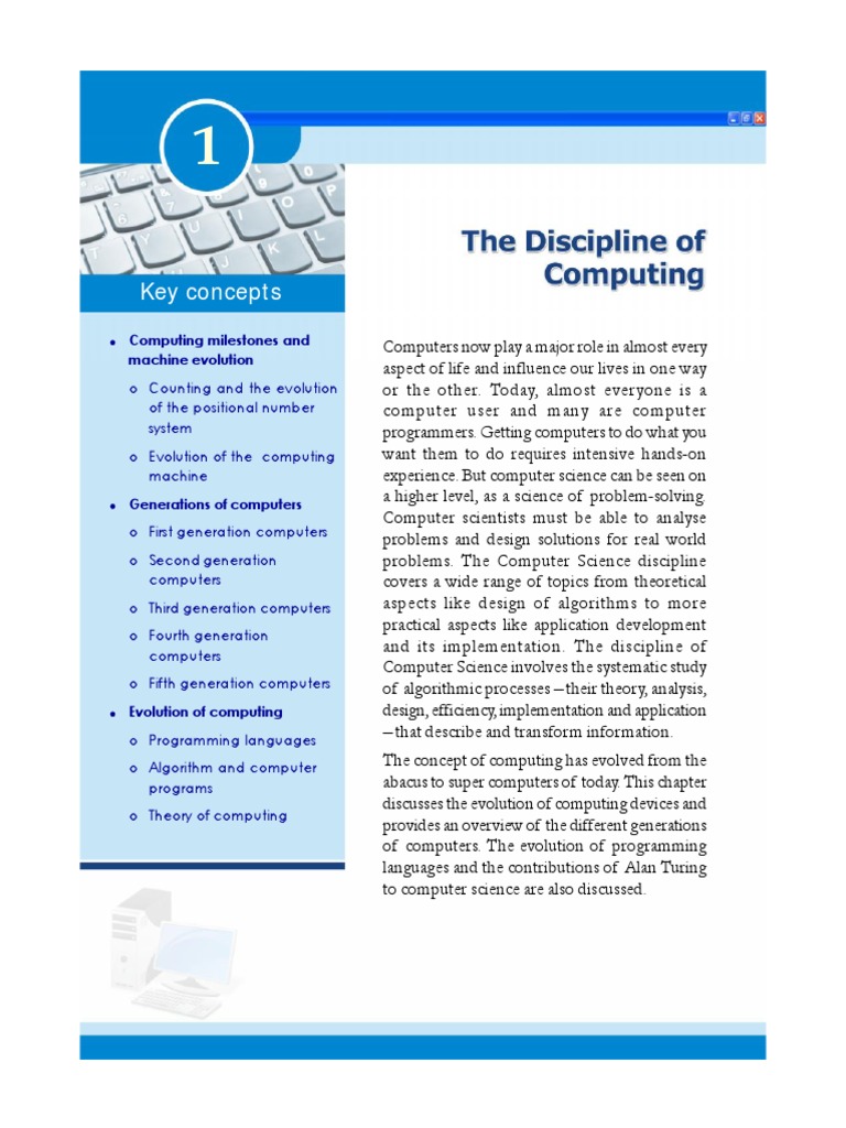 Key Concepts: Computing Milestones and Machine Evolution | PDF ...