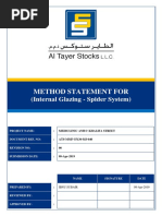 Method Statement For Curtain Wall & Glazing Installation | PDF | Window ...