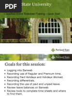 Beeline Time Entry Instructions Worked Holidays Only | PDF