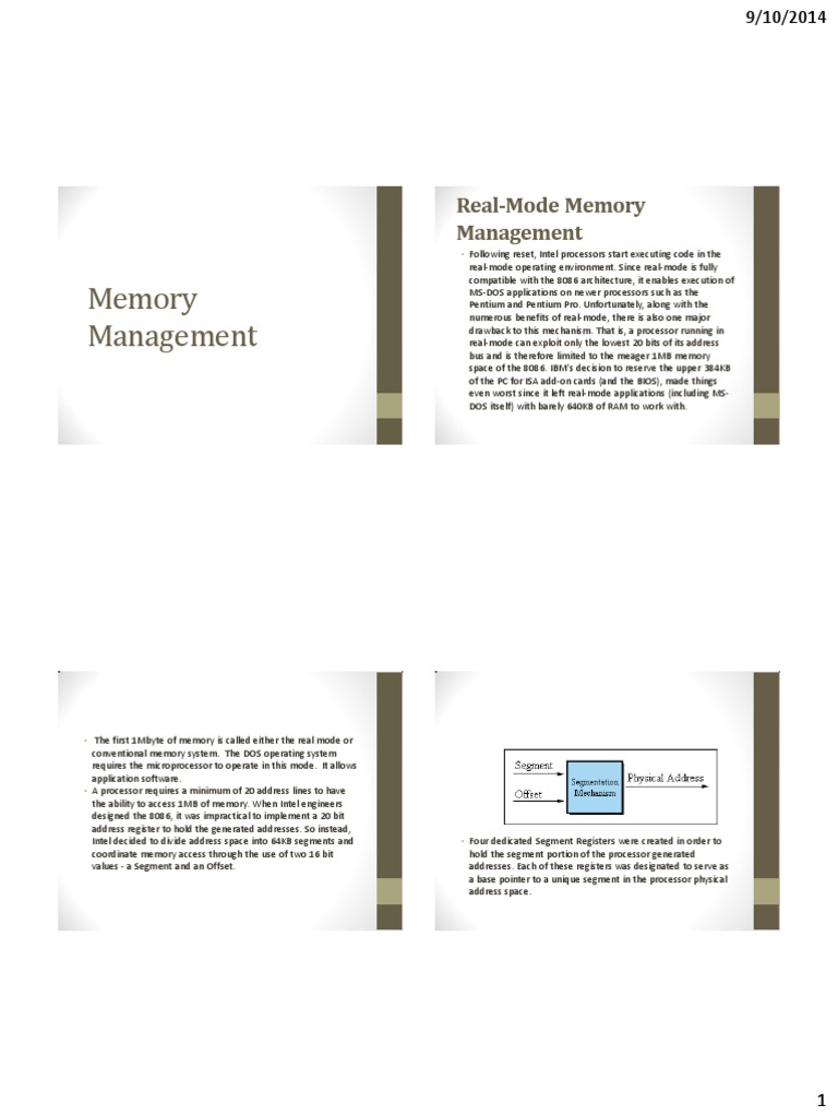 Lesson 6 Memory Management PDF | PDF | Random Access Memory | Operating System