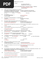 Dbms Cheat Sheet | PDF | Relational Database | Databases