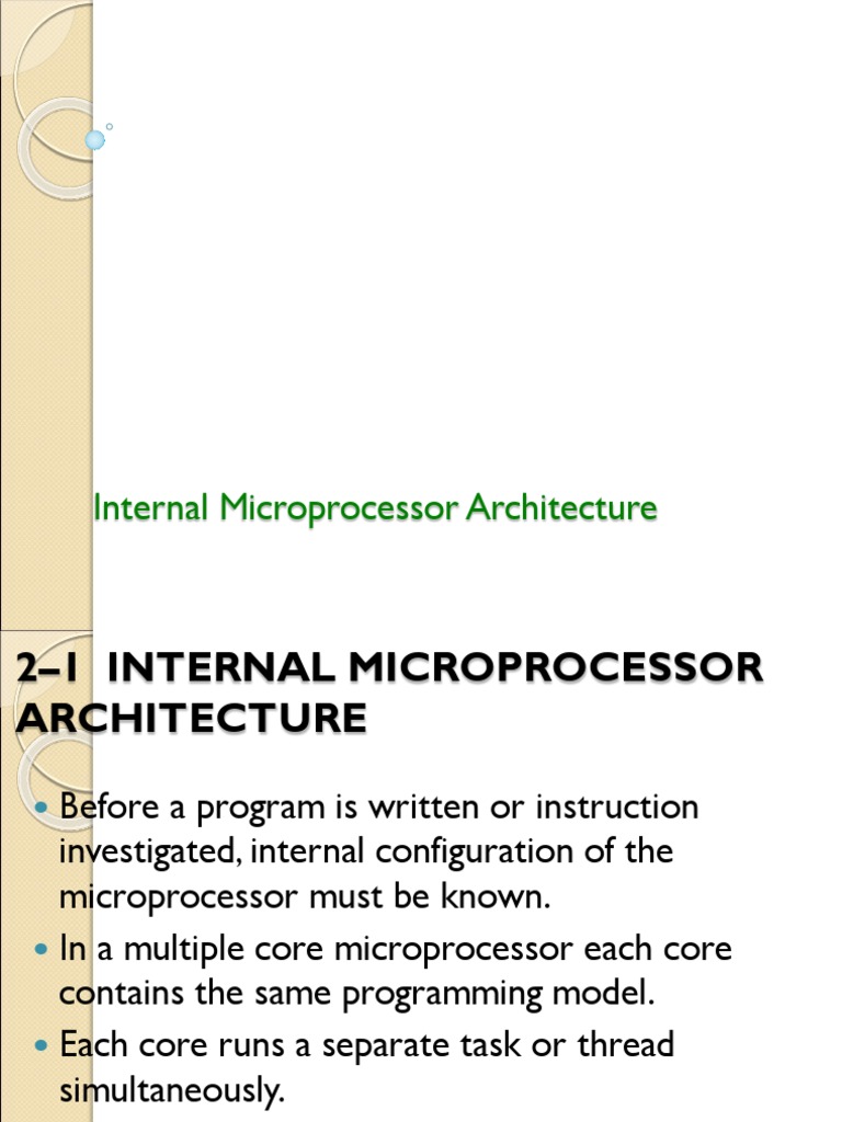 Lec 03 Internal Micro Architecture | PDF | Multi Core Processor | Central Processing Unit
